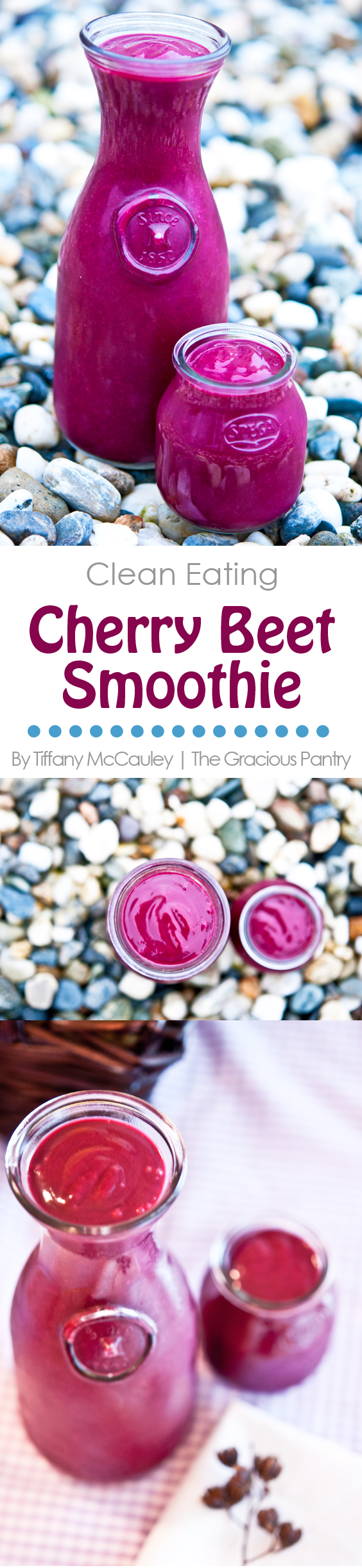 Cherry Beet Smoothie Recipe | The Gracious Pantry