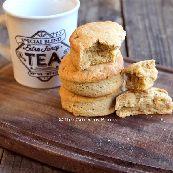 Tea Biscuits Recipe | The Gracious Pantry | Whole Grain Biscuits