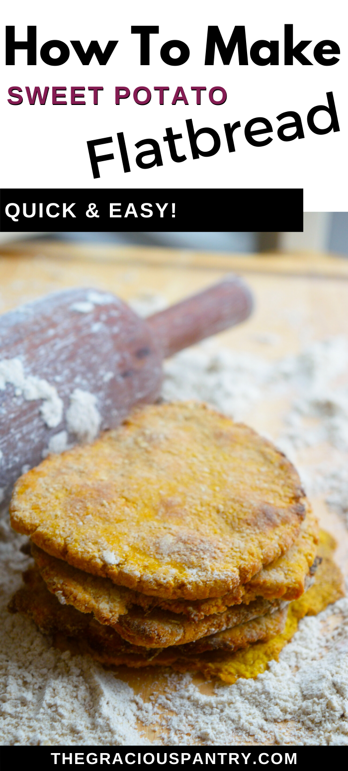 Sweet Potato Flatbread Recipe (Air Fryer Or Stove Top)