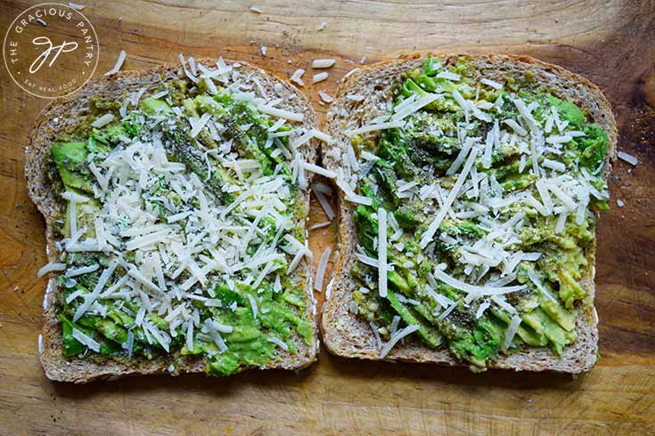 Pesto Avocado Toast | The Gracious Pantry