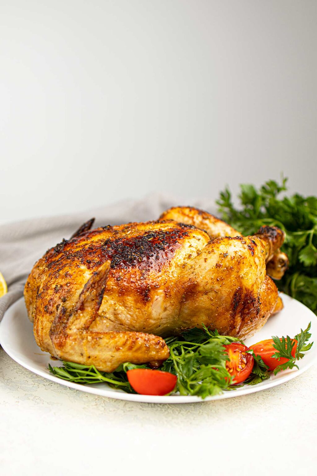 Whole Roasted Chicken Recipe | The Gracious Pantry
